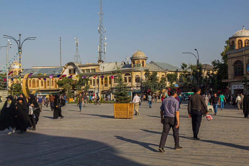 HAMADAN, IRAN - JULY 14, 2019: Imam Khomeini Square in Hamadan, Ira ...