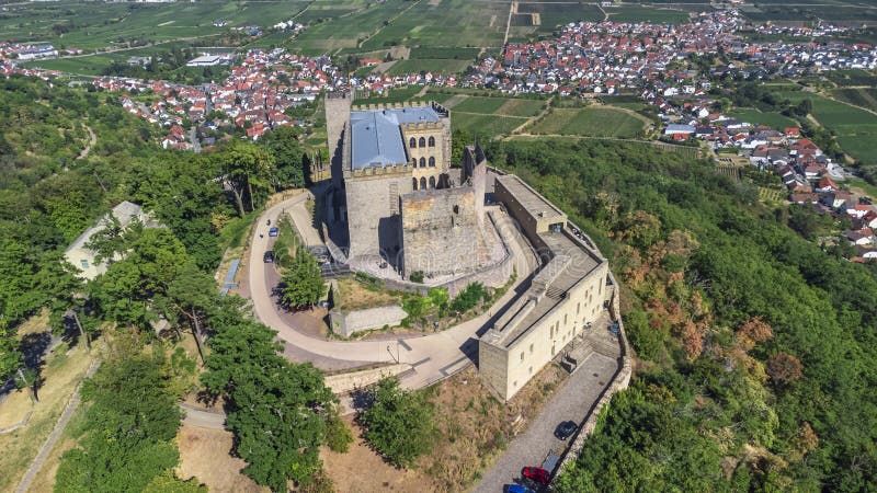 Hambach Castle - a Symbol of the German Democracy Movement - Hambacher Schloss Stock Photo ...