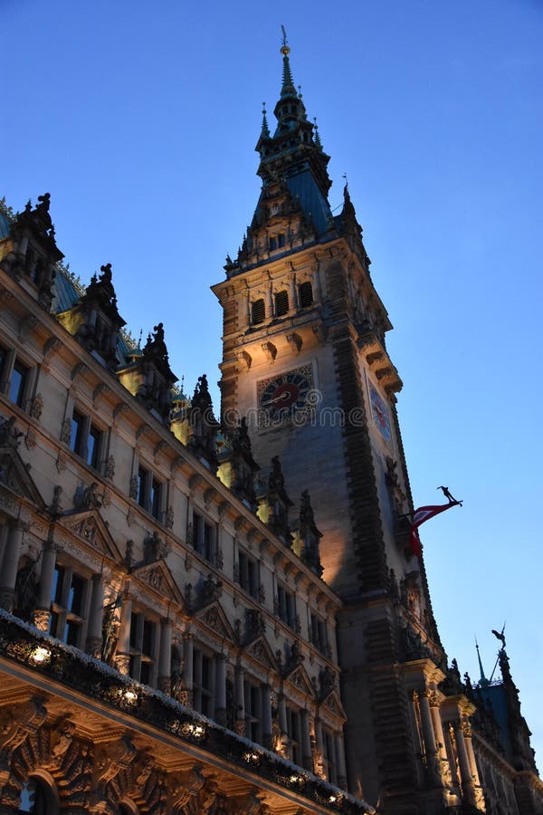 Hambourg Rathaus En Allemagne Photo stock éditorial - Image du ...