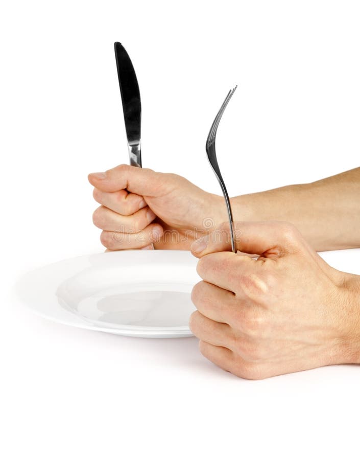 Hambriento imagen de archivo. Imagen de cocina, mano - 17867413