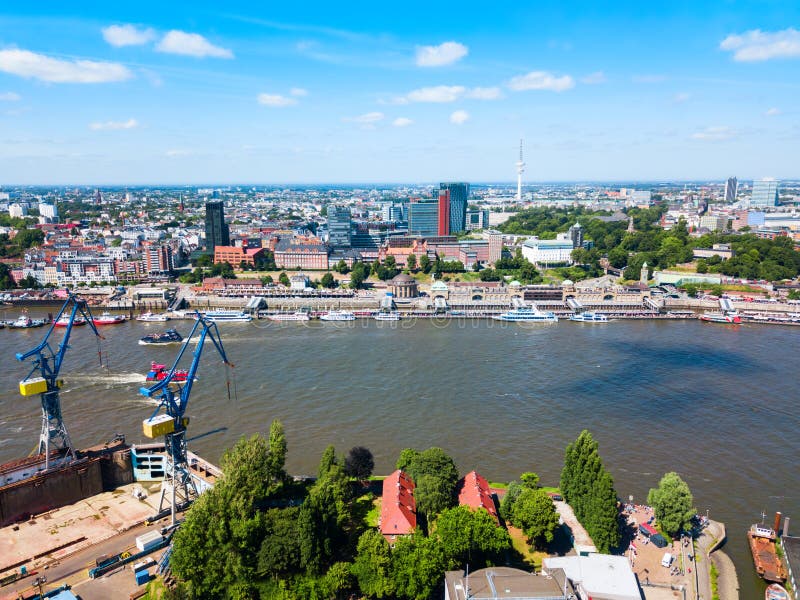 Hamburg City Centre View, Germany Stock Photo - Image of elbe, hamburg ...