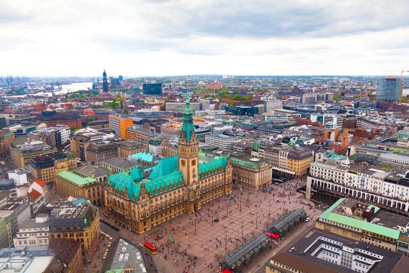 Hamburg, Germany stock photo. Image of harbour, history - 17562054