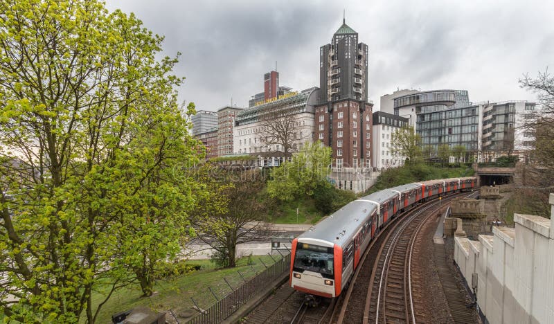 Hamburg Germany City View in Spring Editorial Stock Photo - Image of ...