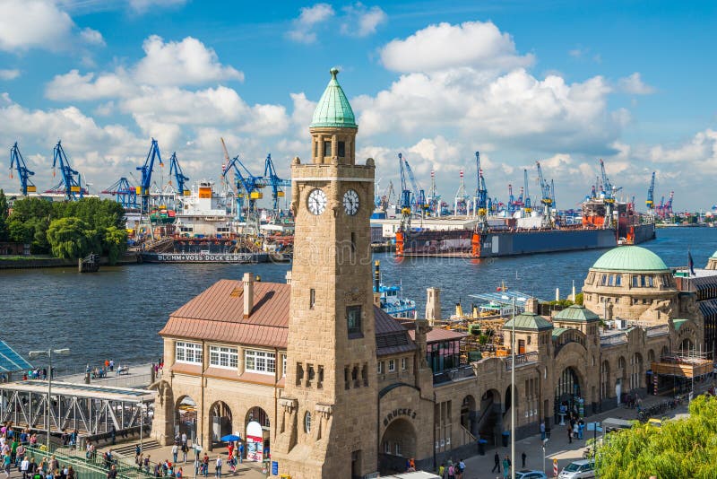 Hamburg Germany editorial stock image. Image of harbour - 112815884