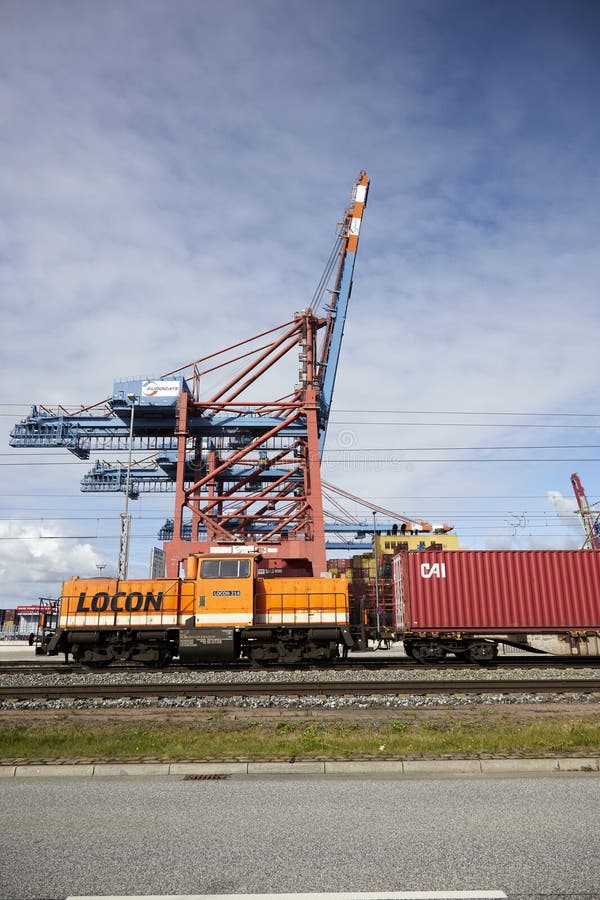 Hamburg Harbor, Hamburg, Germany, 2024 09 29, Container Cranes at the ...