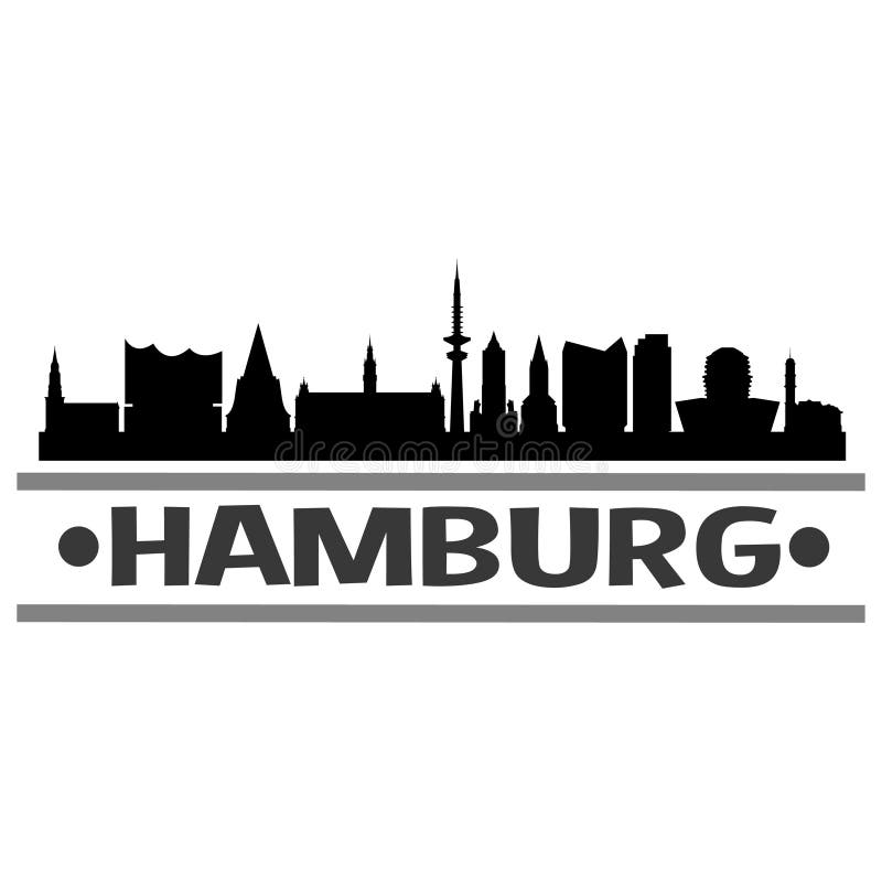 Hamburg Icon Vector Art Design Stock Vector - Illustration of city ...