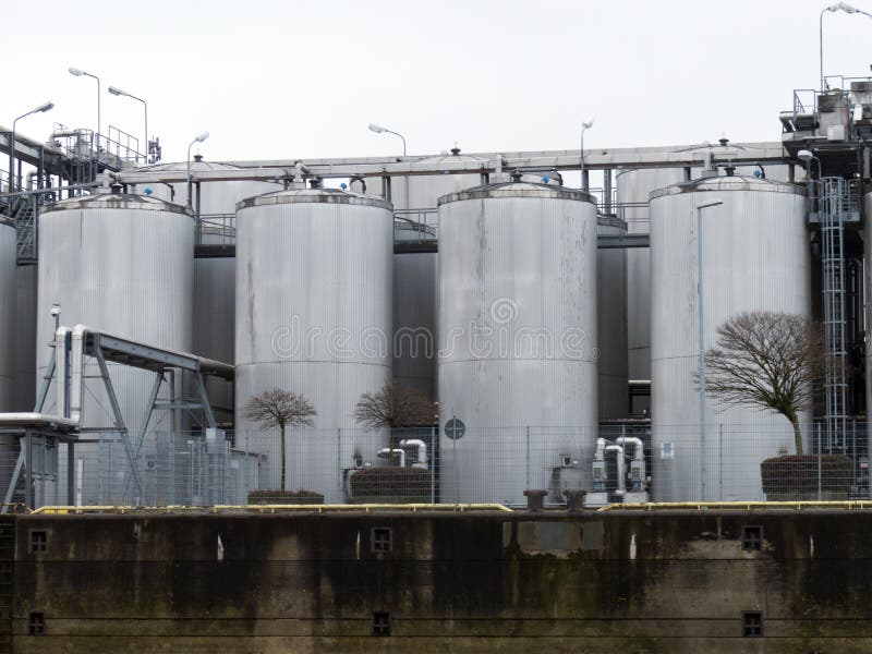 Hamburg WWTP stock photo. Image of industry, plant, silo - 31269464