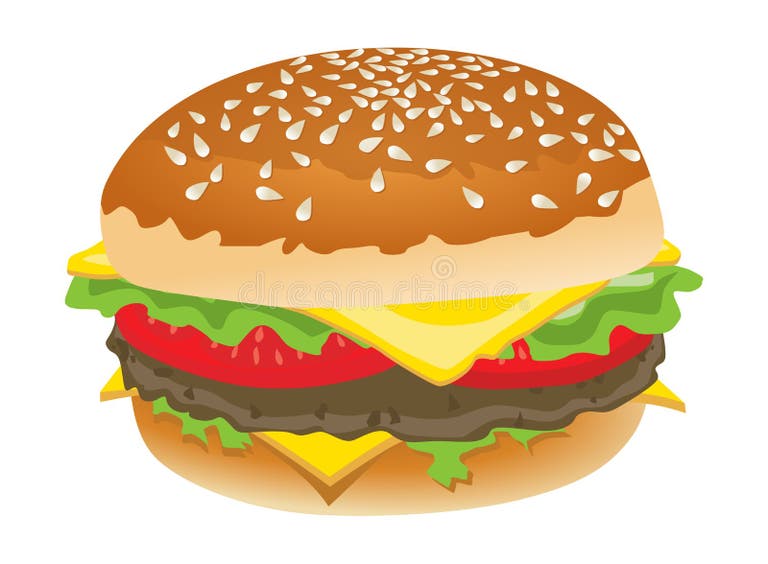 Delicious Hamburger Vector Stock Illustrations – 33,557 Delicious ...