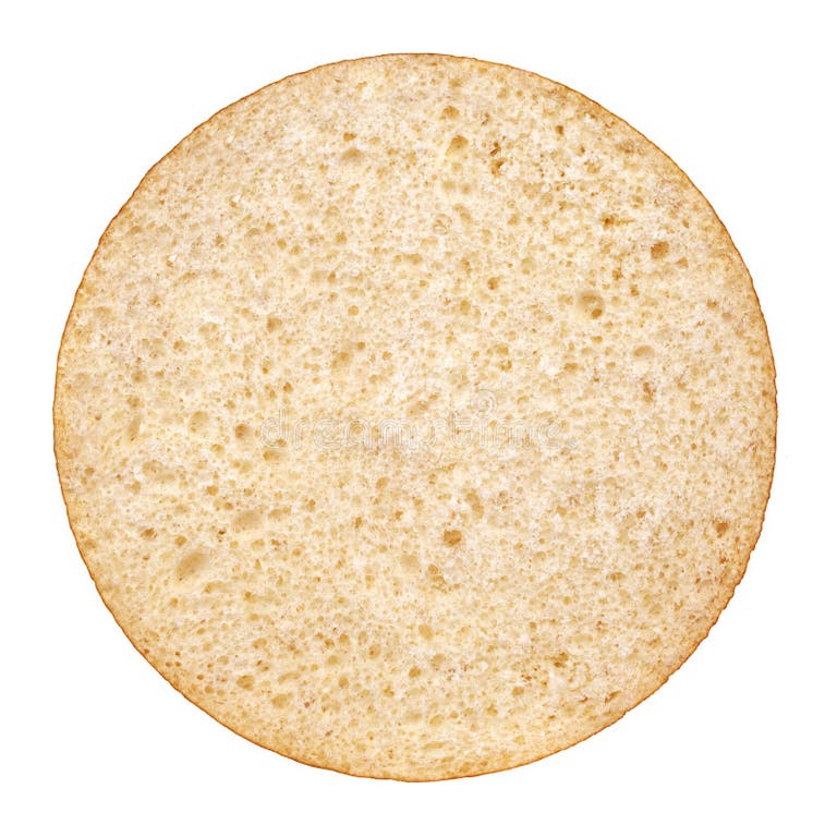 Hamburger Bun. View from the Top Stock Image - Image of porous, macro ...