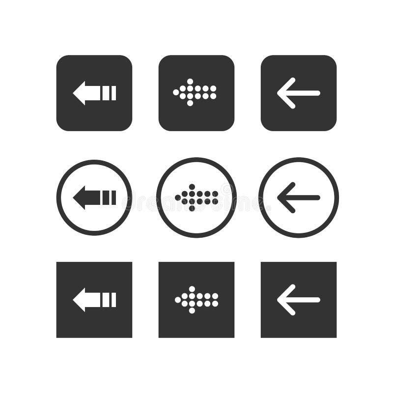 Web Set of UX UI Navigation Buttons Stock Illustration - Illustration ... Web Set of UX UI Navigation Buttons Stock Illustration - Illustration ...