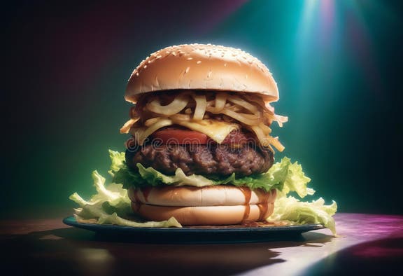 Dancing Hamburger Fast Food Stock Illustrations – 84 Dancing Hamburger ...