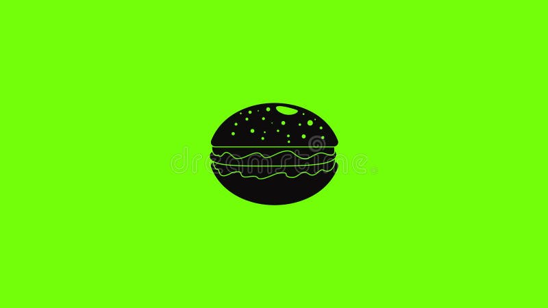 Hamburger icon animation stock video. Video of lettuce - 226459263