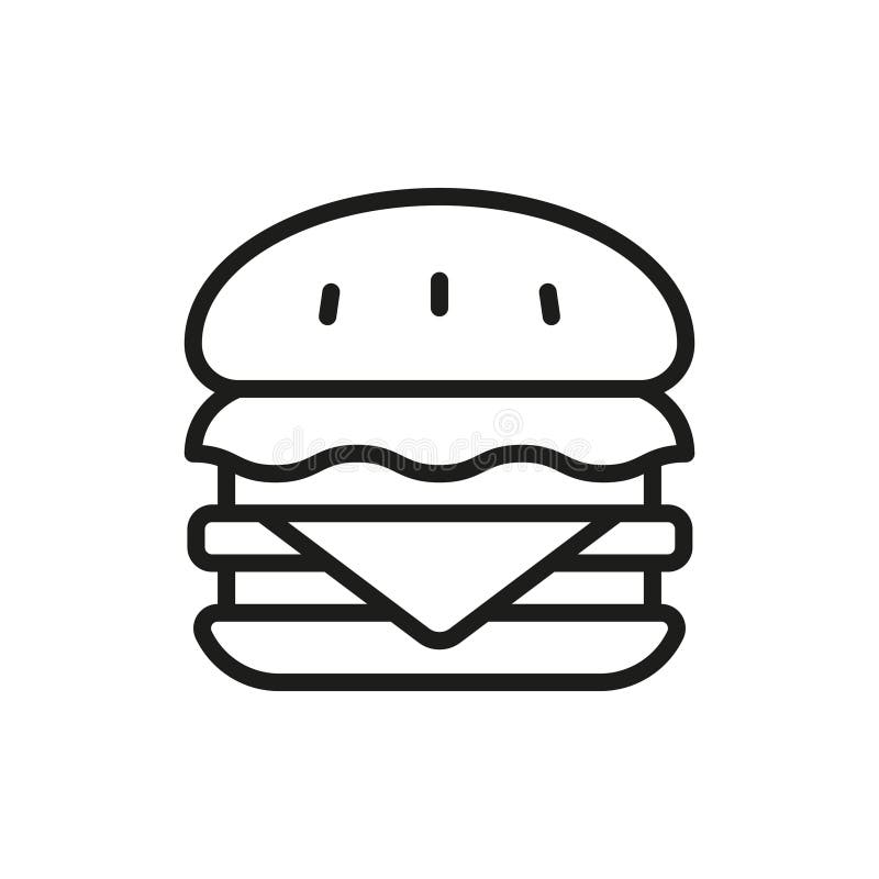 Hamburger Icon Vector Basic Design Simple and Modern Stock Vector ...