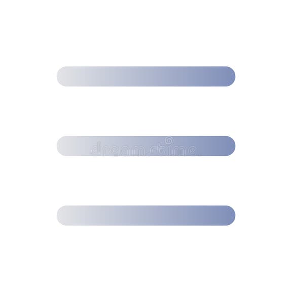 Hamburger Like Menu Flat Gradient Color Ui Icon Stock Vector - Illustration of isolated ...