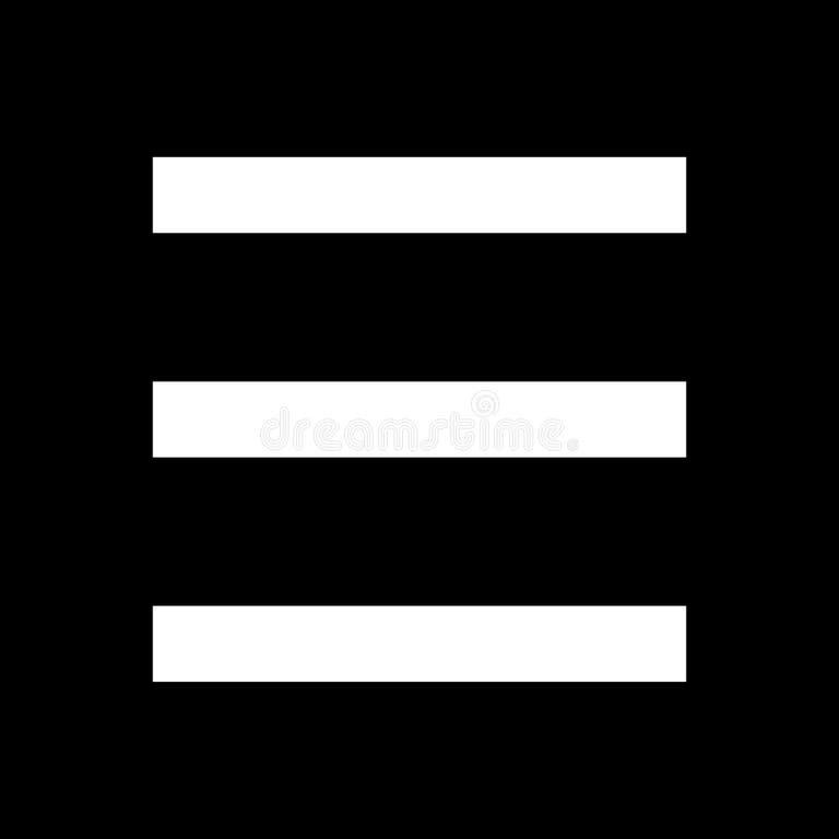 Hamburger Menu Flat Icons. UI Website Design Elements. Navigation Icons ...