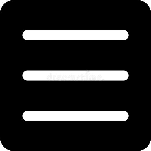 Hamburger Menu Flat Icons. UI Website Design Elements. Navigation Icons for Mobile App and User ...