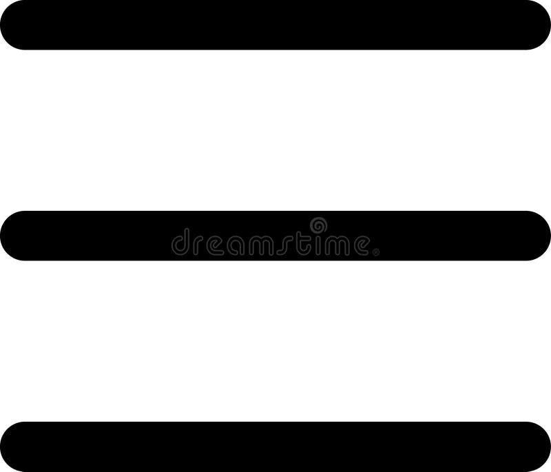 Hamburger Interface Menu Simple Line, Minimal Ui Popup Burger. Template ...