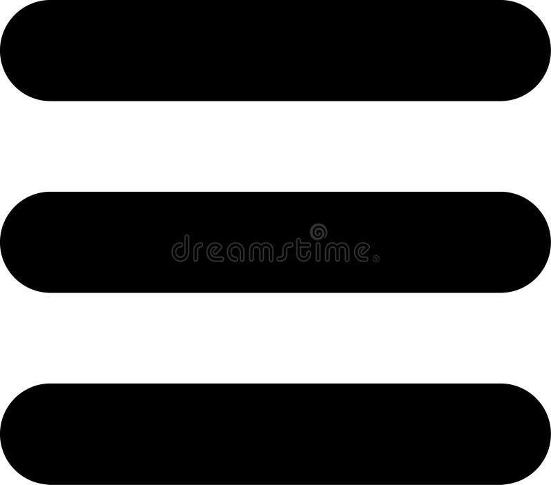 Hamburger Menu Flat Icons. UI Website Design Elements. Navigation Icons ...