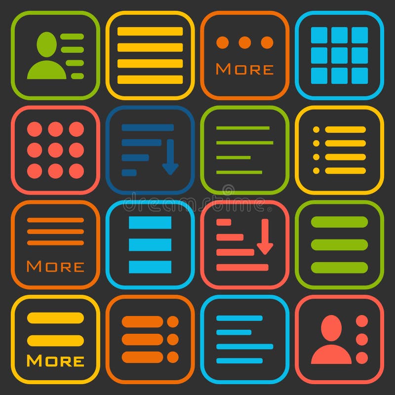 Bar Menu Icons Stock Illustrations – 24,726 Bar Menu Icons Stock ...