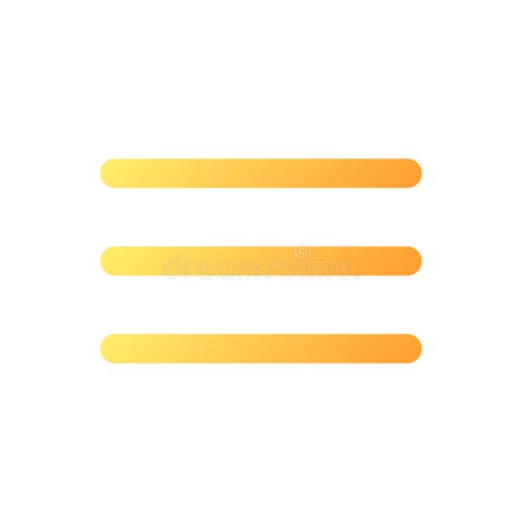 Hamburger Menu Pixel Perfect Flat Gradient Color Ui Icon Stock Vector - Illustration of settings ...