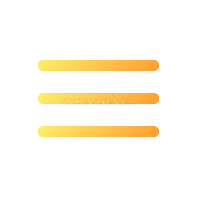 Hamburger Menu Pixel Perfect Flat Gradient Color Ui Icon Stock Vector - Illustration of settings ...