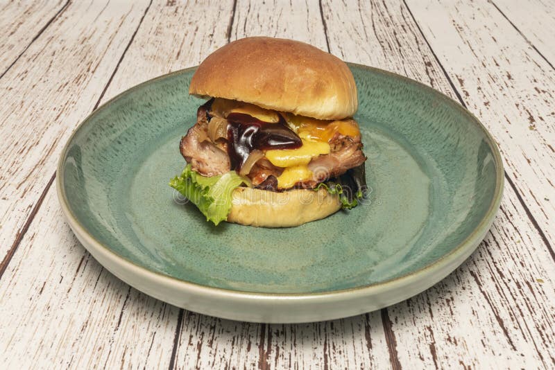 The Hamburger is Much More Than a Simple Dish Stock Photo - Image of ...