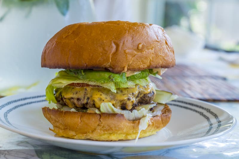 Hamburger stock image. Image of fastfood, beef, fast - 193637105