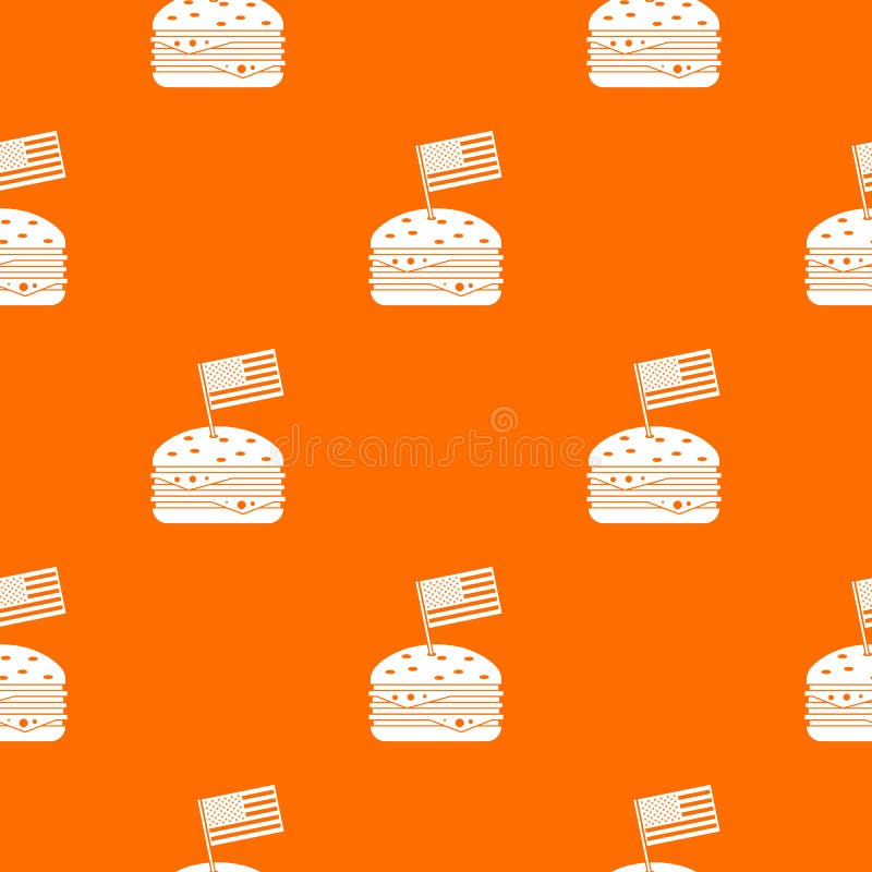 Hamburger pattern seamless stock vector. Illustration of repeat - 101897296