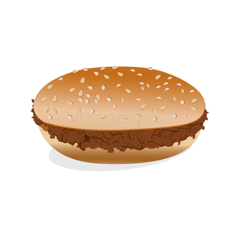 Plain Hamburger Clip Art