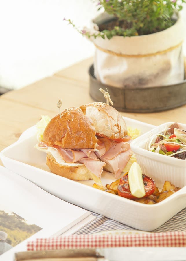 Hamburger set stock image. Image of meal, sandwich, fast - 96333065