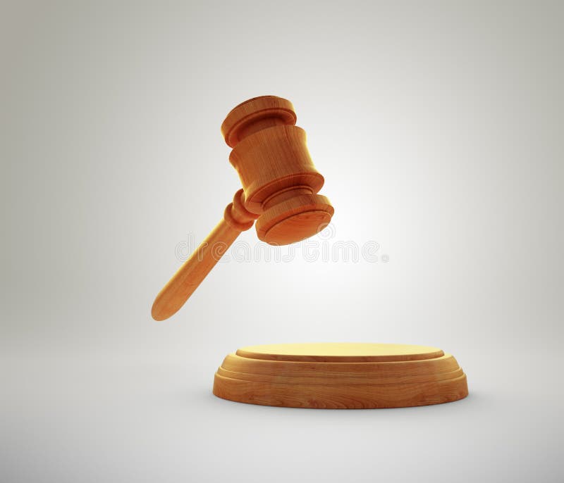 Milieu Wet Met Bol En Van De Rechter Hamer Stock Foto - Image of ...