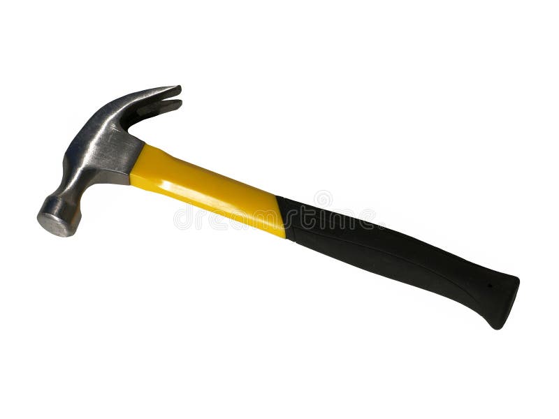 Hamer en hand-zaag stock foto. Image of industrie, instrument - 12776088