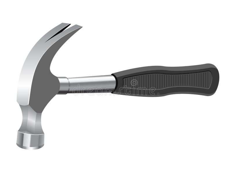 Hamer vector illustratie. Illustration of handvat, apparatuur - 64482748