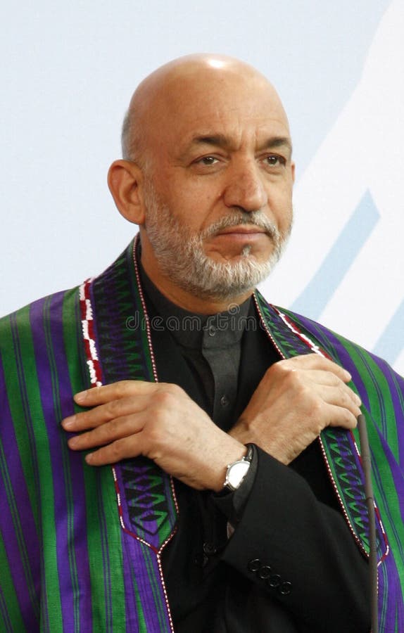 Hamid Karsai editorial stock photo. Image of kasai, sv0509 - 9310858