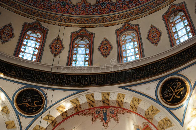 Hamidi Evvel Mosque editorial stock image. Image of town - 276048714