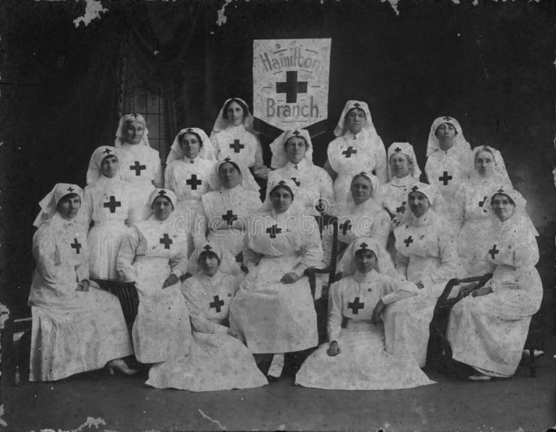 Hamilton Branch Of The Red Cross During World War One Picture. Image ...