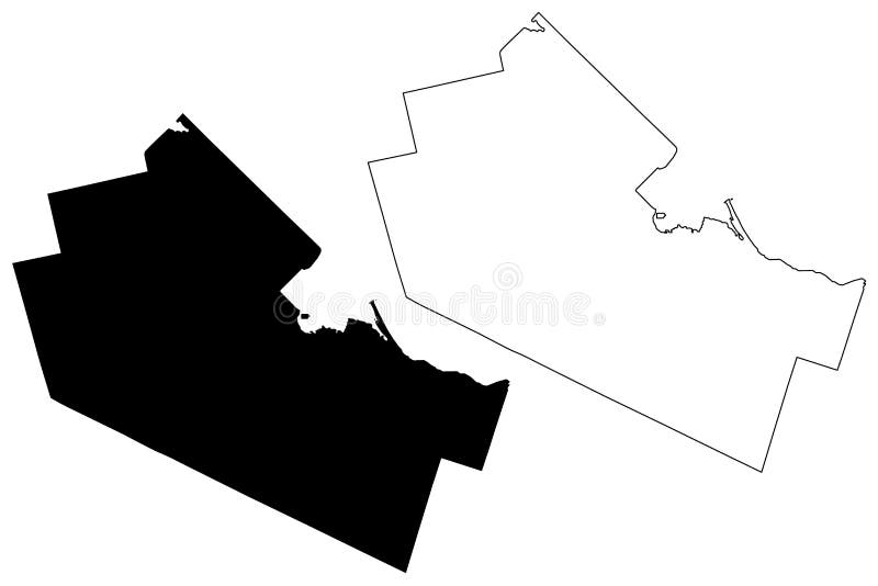 Hamilton City Canada, Ontario Province Map Vector Illustration ...
