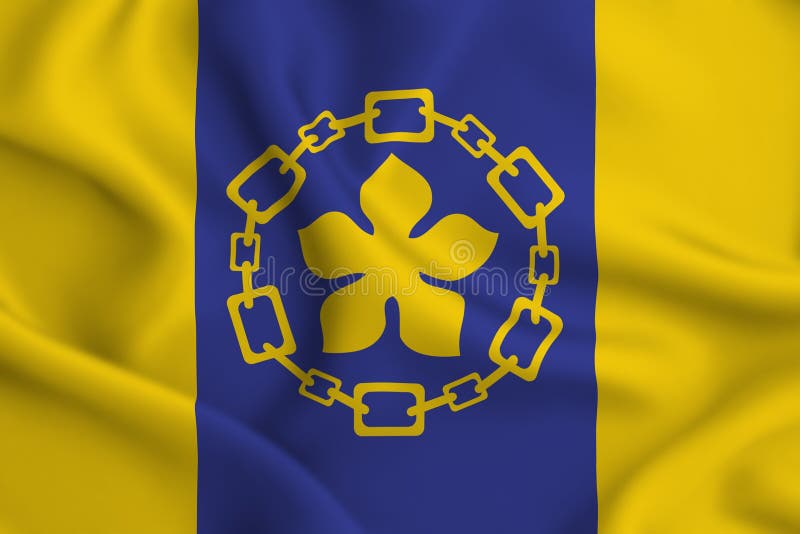 Hamilton-Flaggenillustration Stock Abbildung - Illustration von ...