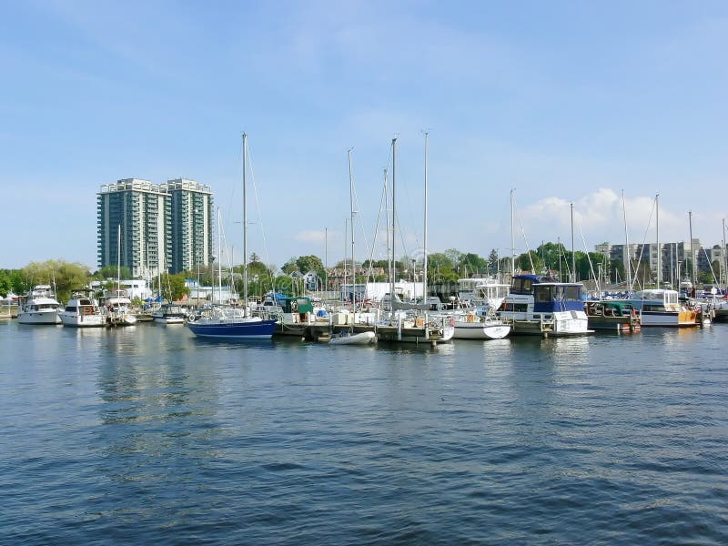Hamilton harbor stock image. Image of investment, port - 2301409