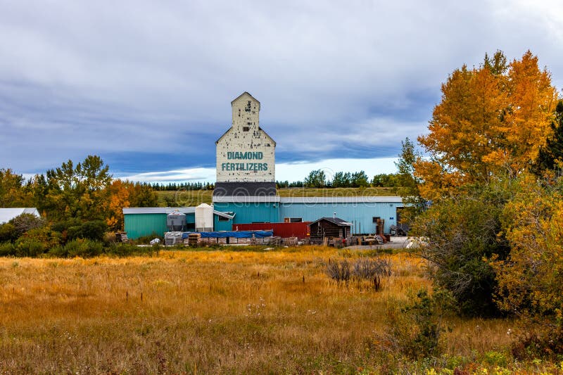 The Hamlet of De Winton in Foothills County Alberta Canada Editorial ...