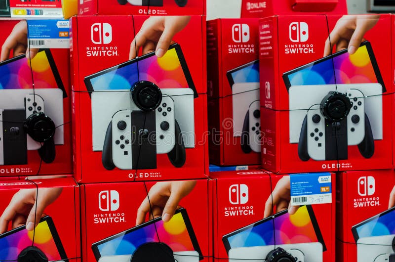 Hamm, Germany - August 20, 2021: Nintendo Switch Video Game Console for ...