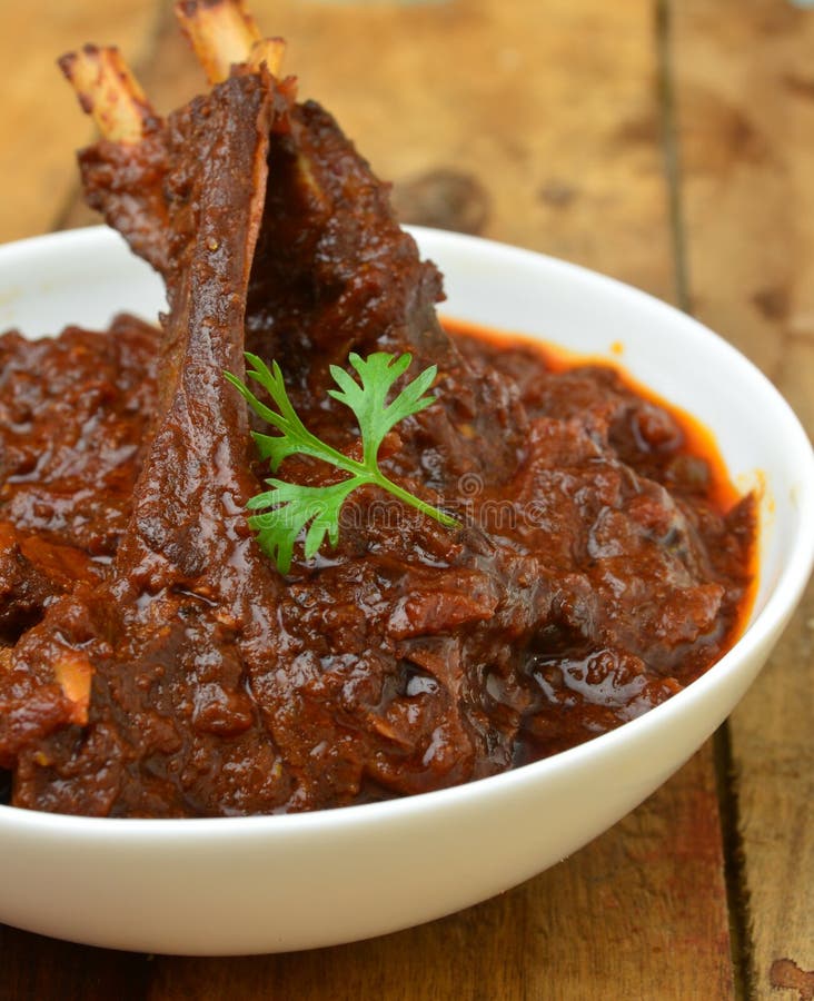 Hammelfleisch-Curry stockbild. Bild von koriander, indisch - 38710383