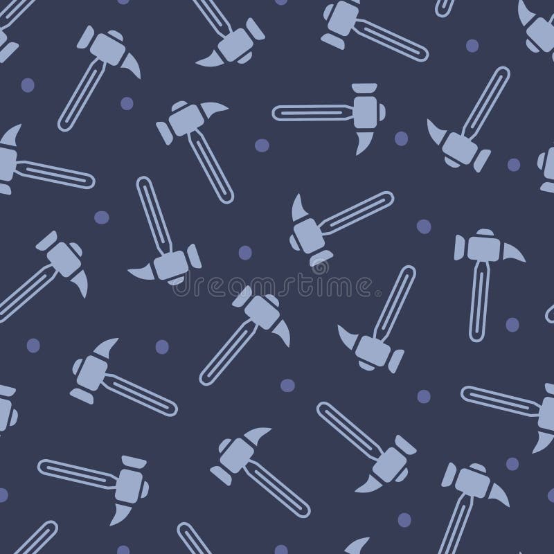 Hammer and Hammer Abstract Vector Seamless Pattern Stock Vector ...
