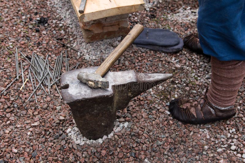 Hammer anvil stock image. Image of anvil, construction - 104014029