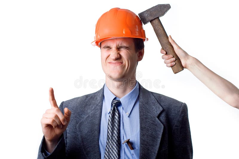 Hammer beat stock image. Image of life, isolated, ideas - 10249259