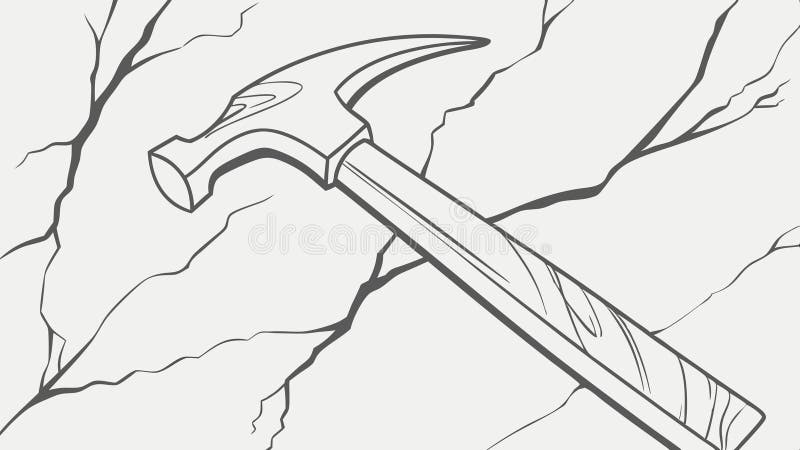 Hammer and Chisel Vector, Stone Carving Tool in Vector Art Vector ...