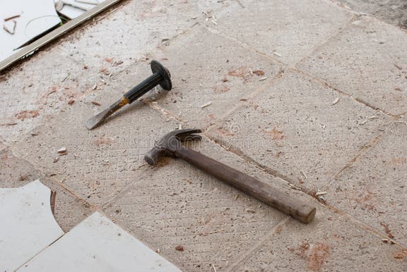 Hammer and cold chisel. stock image. Image of background - 35006361