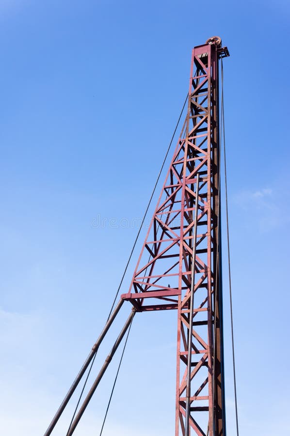 Hammer crane stock image. Image of modern, site, metal - 41822217