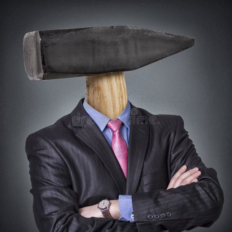 Hammer head stock photo. Image of formal, male, leader - 65267114