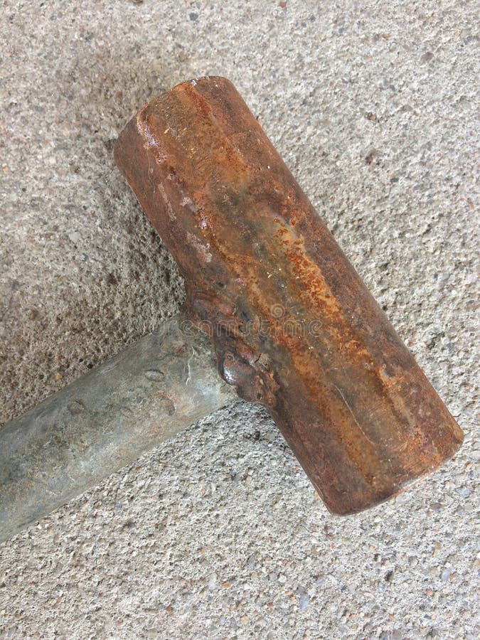 Hammer stock image. Image of tool, rust, steel, damaged - 83411609